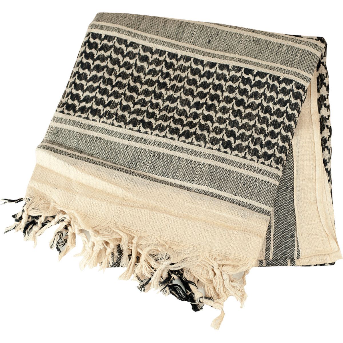 Shemagh- Tan/Black – OPFOR Airsoft And Hobby